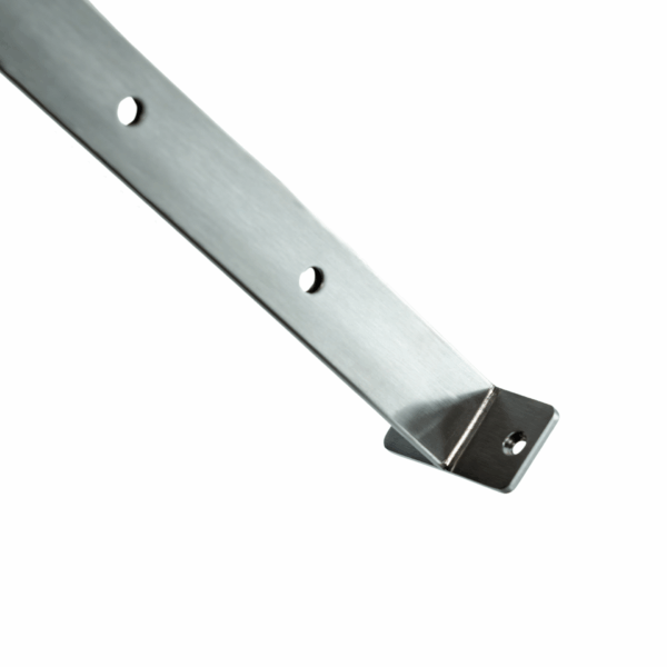 Post 30mm x 5mm RHS Intermediate suits Flat Handrail Satin Finish ...